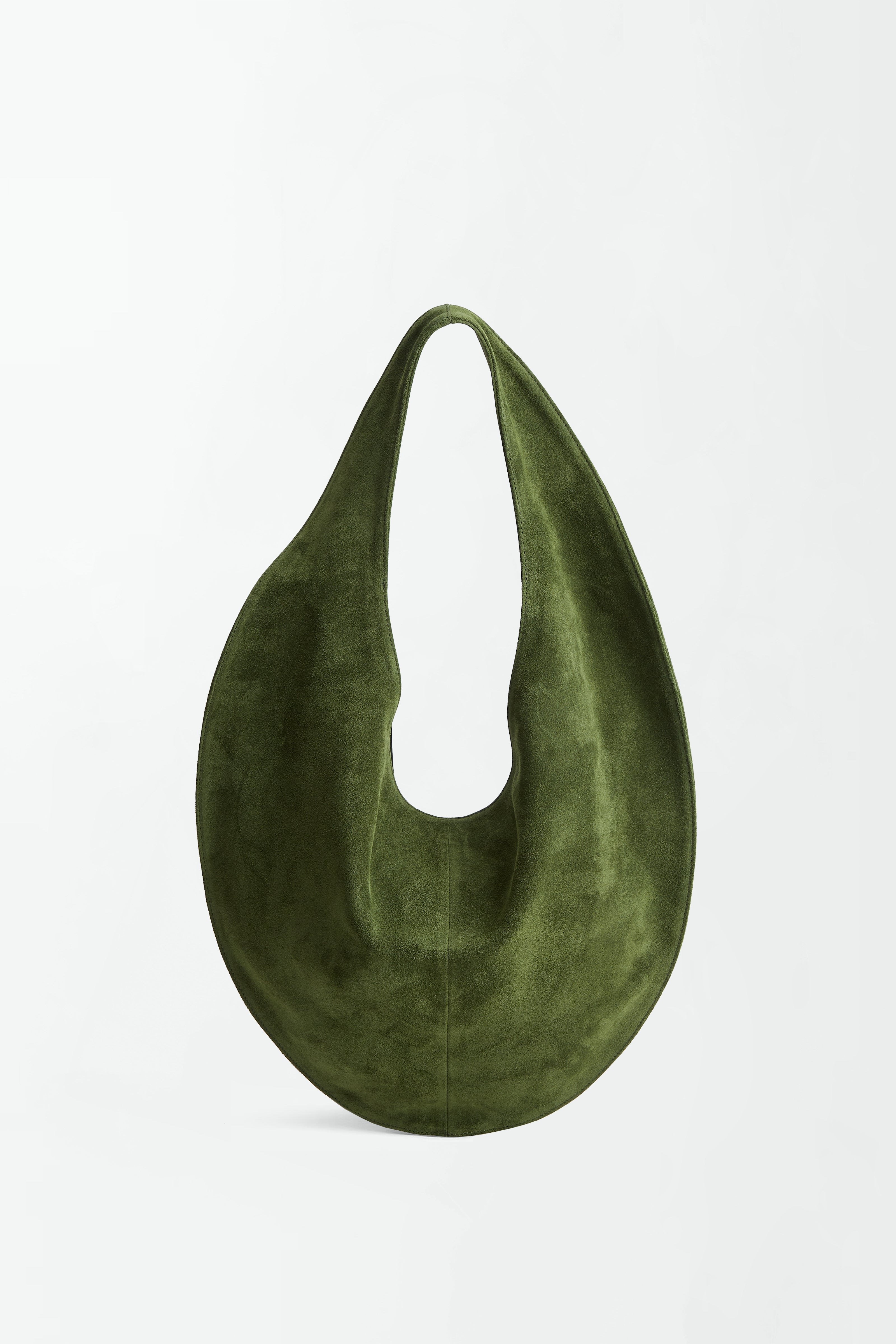 Market Tote Suede Matcha – Maeden